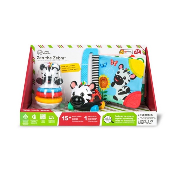 baby einstein | Toys | Baby Einstein Zen The Zebra 3 Piece Set Sensory ...